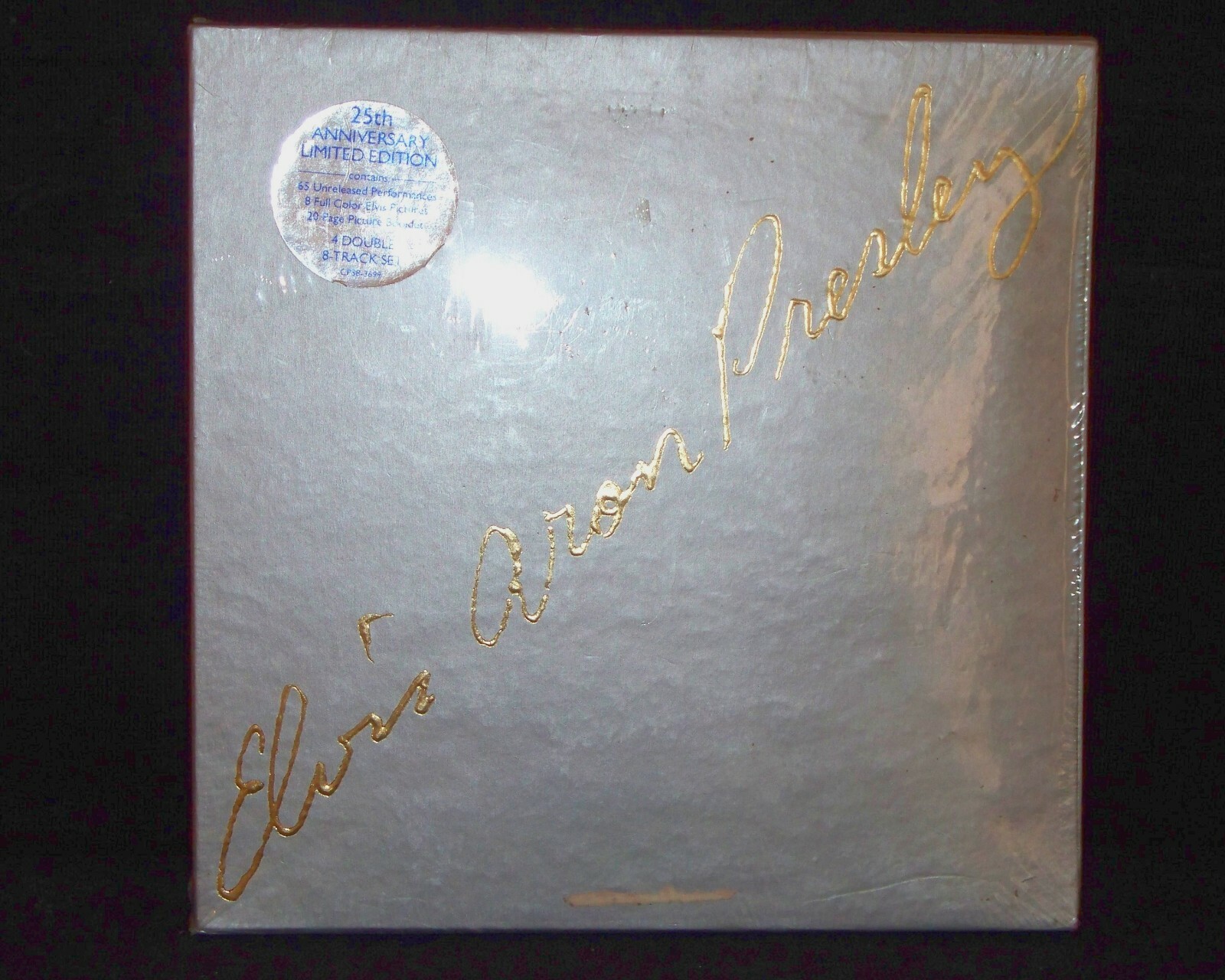 ELVIS PRESLEY SEALED 25th ANNIVERSARY LIMITED EDITION SILVER BOXED 8 ...