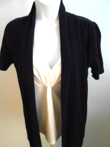 Fred David Petite 2pc Look Cardigan Navy White Career Casual NWT $58 ...