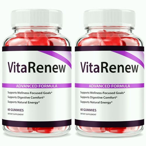 (2pk) VitaRenew Gummies -Powerful Hydrating Formula Vita Renew Skin ...