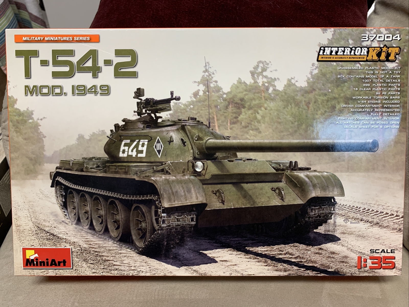Miniart 1/35 Soviet T54-2 mod 1949 tank military model kit #37004 | eBay