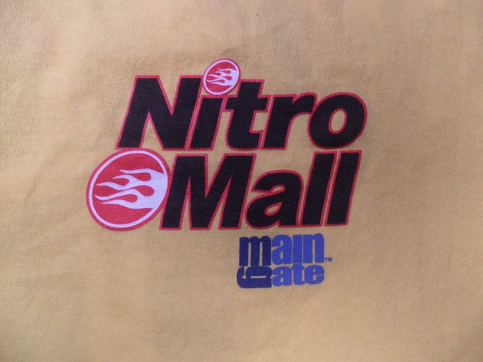 XL Nitro Mall Online Promo NHRA Store Yellow Shirt | eBay