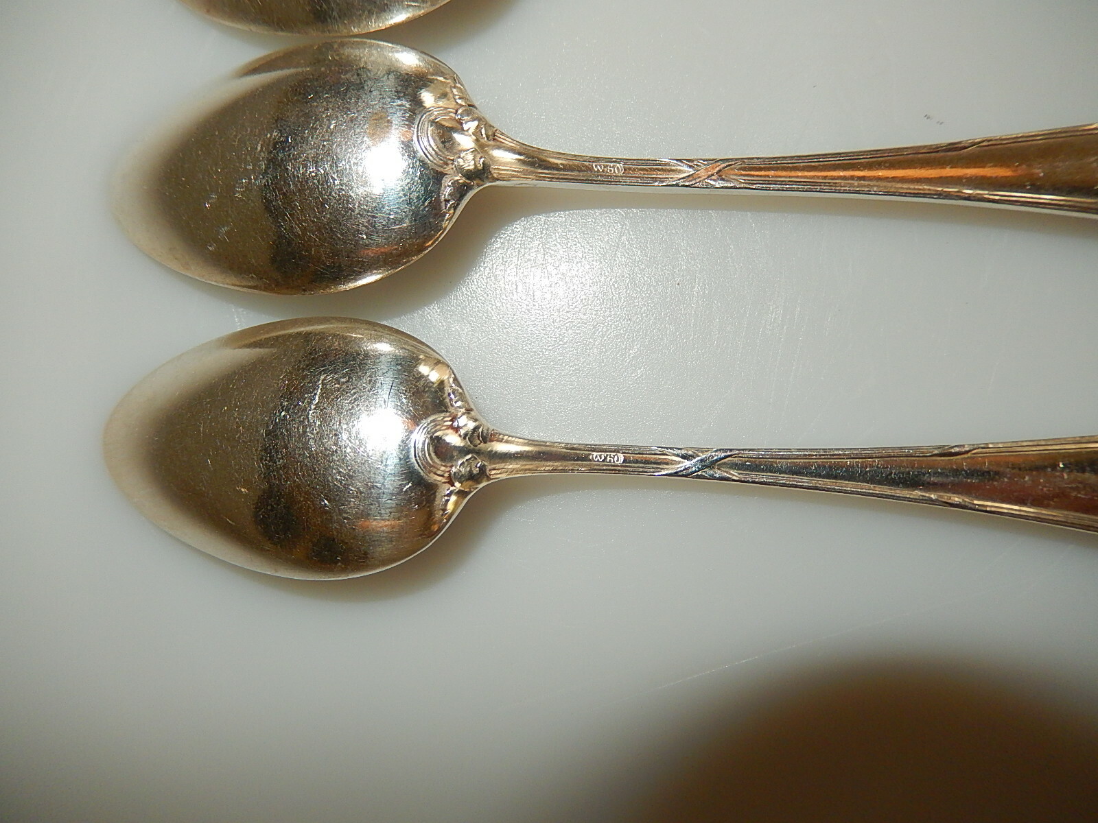 German Silver Plate Demitasse Spoons Set of 6 Mark W60 | eBay
