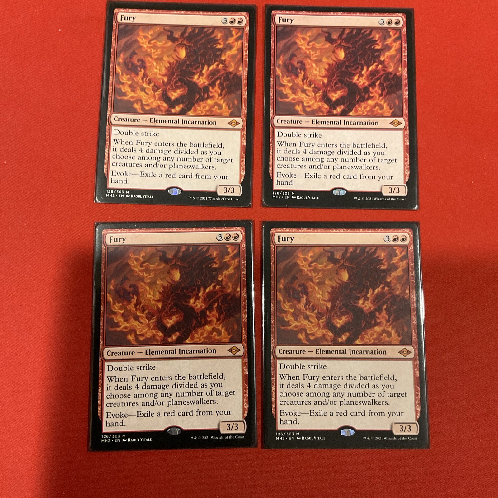 Fury - MTG - MH2, Four Copies Available, Price Is For One Copy. | eBay