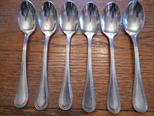6 F B Rogers KNIGHTSBRIDGE Pattern Stainless 18/8 Teaspoons 5912 | eBay
