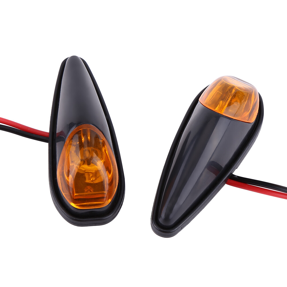 2pcs LED Motorcycle Flush Mount Turn Signal Light Motorbike Indicator ...