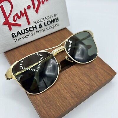 RAY-BAN B&L 1/10 12K GF gold filled 'Signet' Sunglasses 5 1 RAY-BAN B&L 1/10 12K GF gold filled 'Signet' Sunglasses 5 1