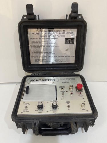 Echometer Model M Strip Recorder. Acoustic Liquid Level Instrument. | eBay