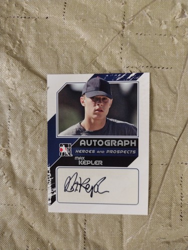 2011 In The Game Heroes And Prospects Max Kepler Autograph | eBay
