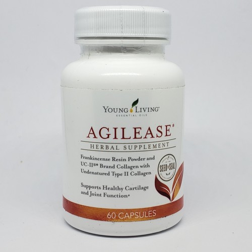 Young Living AgilEase Herbal Supplement 60 Caps Type II Collagen Joint ...