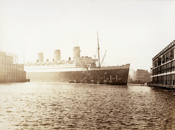 Vintage 1936 photograph RMS Queen Mary maiden voyage to New York | eBay