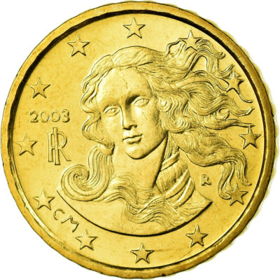 [#700275] Italie, 10 Euro Cent, 2003, FDC, Laiton, KM:213 | eBay