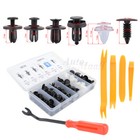 100/PK 6Size CLIP PUSH RETAINER FASTENER RIVETS w/ 5 TOOLS FOR GM FORD ...