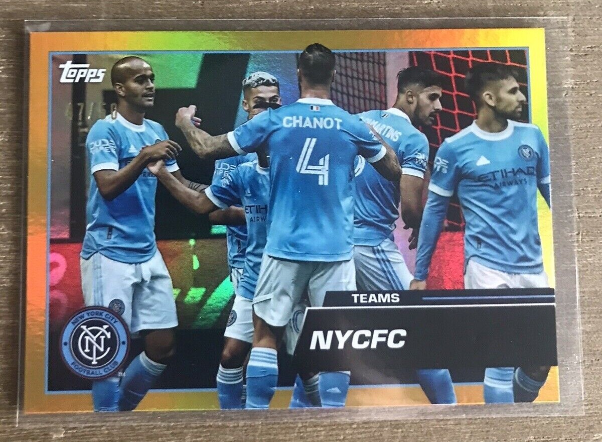 2023 Topps MLS NYCFC Team Card Gold /50 - NYCFC | eBay
