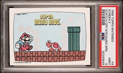 1989 Topps Nintendo Scratch-Off #9 Super Mario Bros. PSA 9 MINT Screen ...