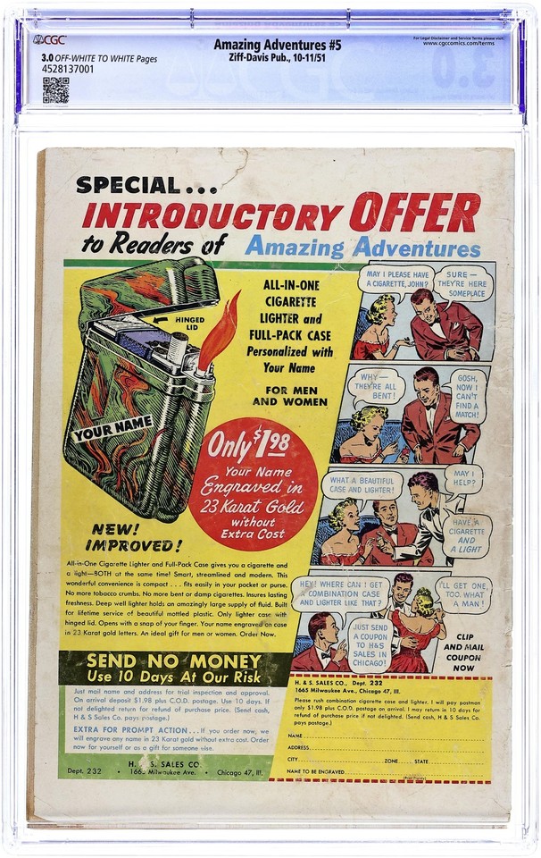 Amazing Adventures #5 CGC 3.0 1951 4528137001 | eBay
