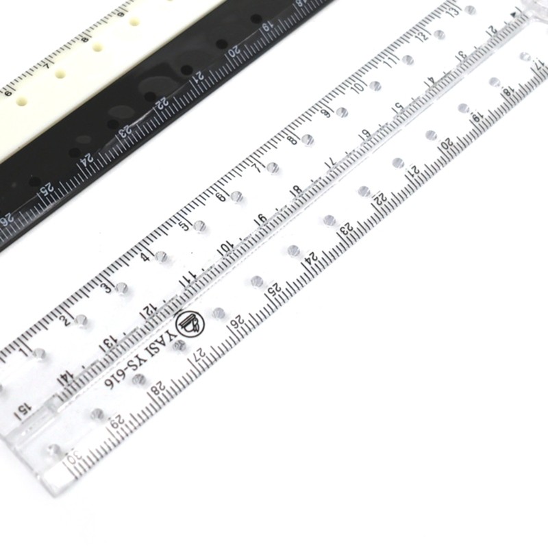 Folding Straight Ruler, 3Pcs 30cm Drawing Ruler Flexible Plastic ...