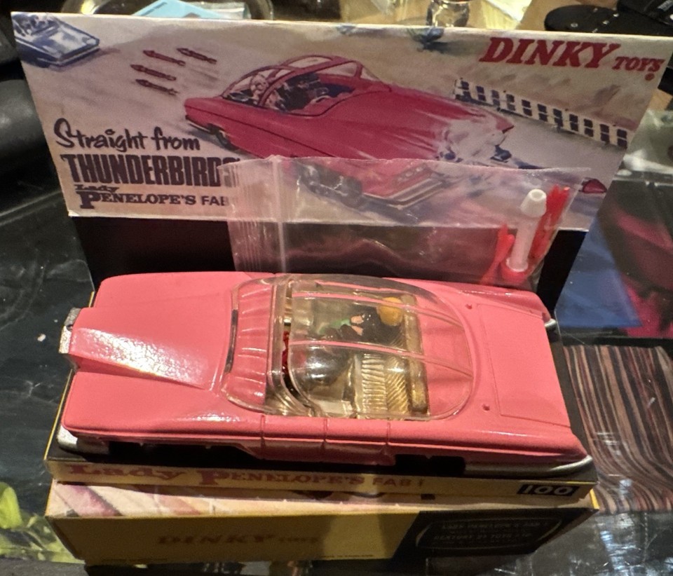 Dinky Toys 1960s FAB1 Thunderbirds Lady Penelope's Rolls Royce Toy ...