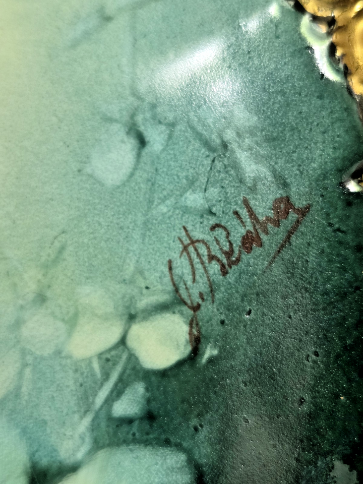 Hand Painted Limoges Plate J. Blaha Roses Gold Trim Jean Pouyat Antique ...