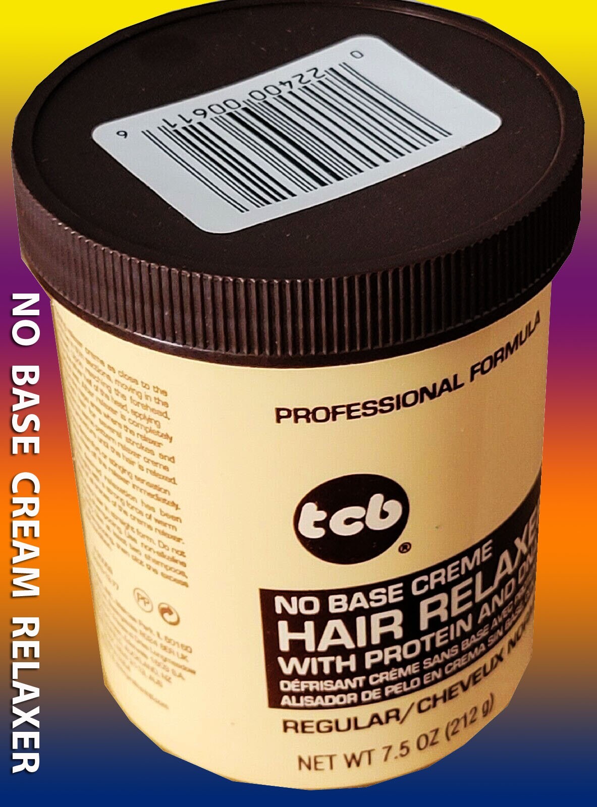 NEW! TCB Professional Formula No Base Creme Hair Relaxer - 7.5 oz ...