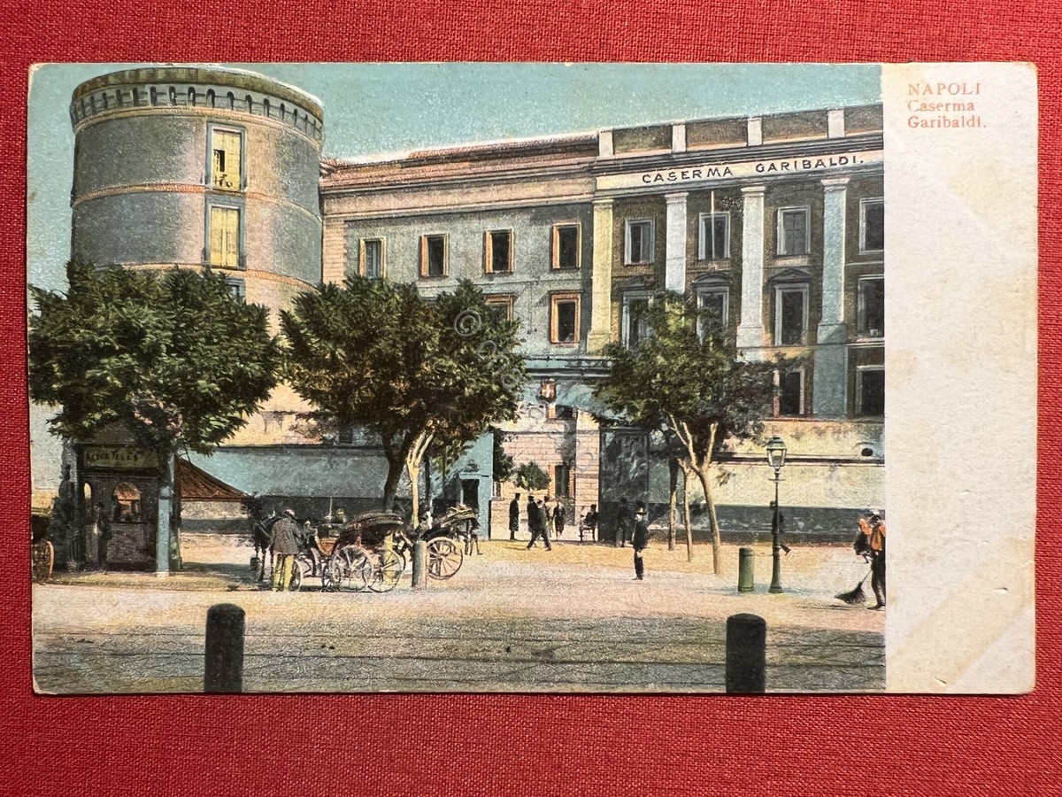 N611 Apulia Cartolina Napoli Caserma Garibaldi 1910 Ca. | EBay