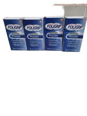 Super PoliGrip POWDER 12hr hold 1.6oz ( pack 4) Exp:05/2026 | eBay