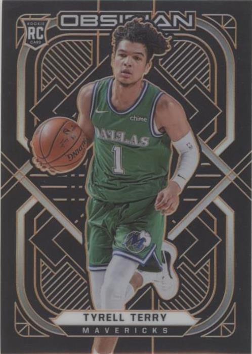2020-21 Panini Obsidian - Tyrell Terry #200 Electric Etch Orange /50 ...