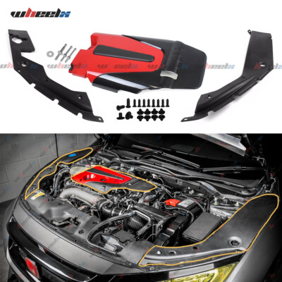 AUTO ENGINE COVER & SIDE PANEL COVER FOR 2016-2021 HONDA CIVIC JDM TYPE ...