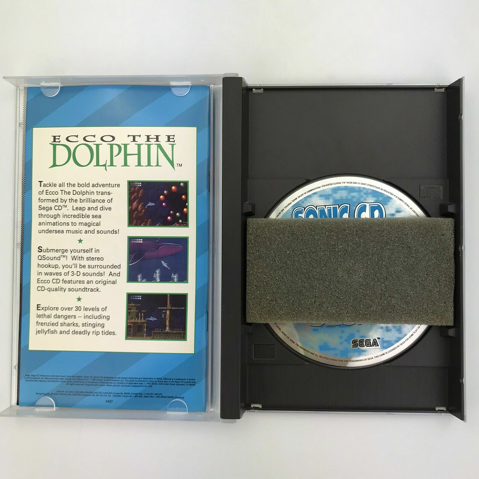 SEGA+MEGA+CD+SONIC+CD+GENESIS+NTSC+BOXED+COMPLETE+MINT for sale online ...