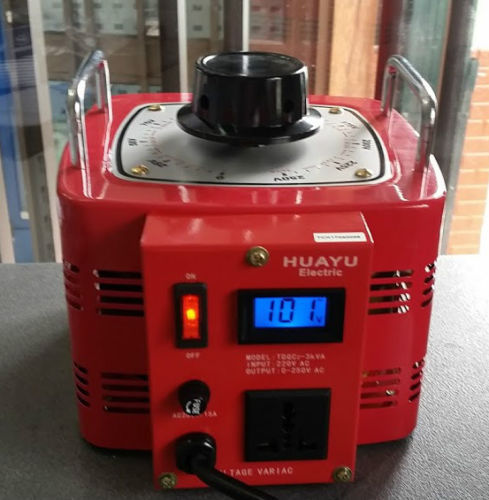 Variable Voltage Transformer Voltage Regulator LVYUAN 500VA Variable