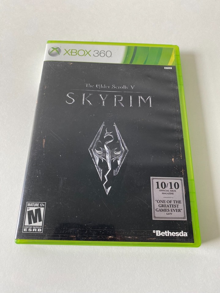 The Elder Scrolls V: Skyrim (Xbox 360, 2013) CIB Complete w/Map Tested ...