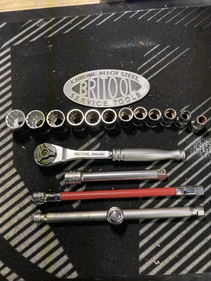 Britool England 3/8 Socket Set 8-19mm (RARE) | eBay UK