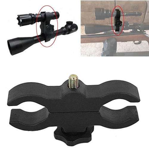 New Barrel Scope Mount Clamp Clip For Flashlight Torch Telescope Sight ...