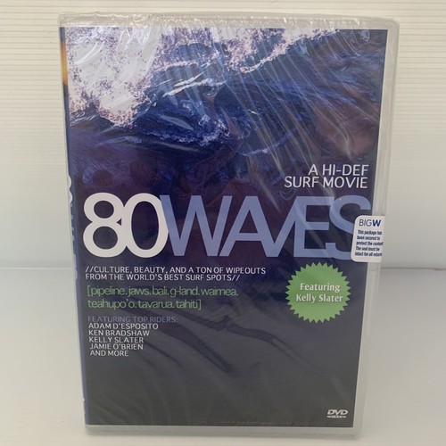 80 Waves DVD (2010 surfing doco featuring Kelly Slater) R4 BRAND NEW SEALED 9325626007167 | eBay