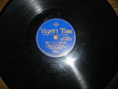 1930 VELVET TONE 78/WEBSTER MOORE & His High Hatters | eBay