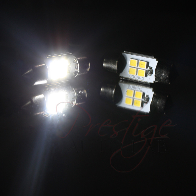2x LED 31mm Bright White Light Bulb 3021 3022 3175 6428 6430 Interior ...