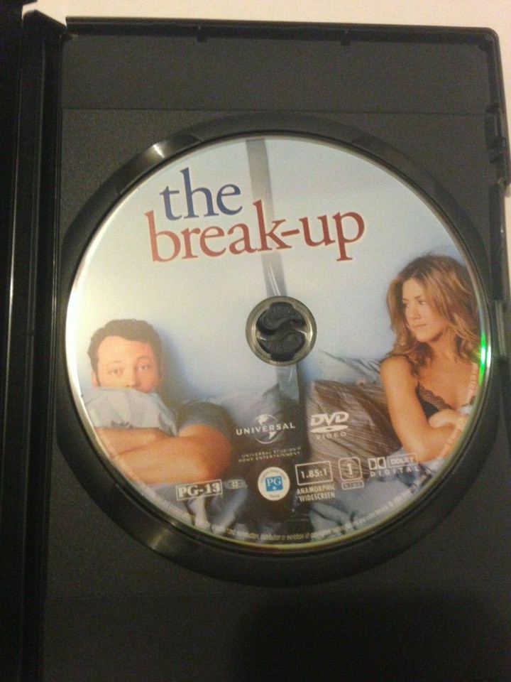 The Break-Up DVD Like NEW No Scratches Jennifer Aniston Vince Vaughn ...