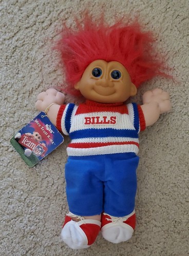 BUFFALO BILLS VINTAGE NFL 1992 Russ "Wee Troll Kidz" Doll FOOTBALL ...