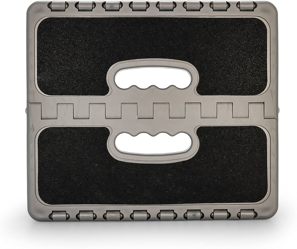 Camco Plastic Folding Step Stool with Non-Skid, Supports 300 lbs, 9 ...