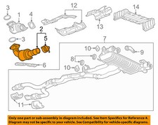 2016-2019 Chevrolet Camaro SS 6.2l V8 Catalytic Converter Exhaust Pipe ...