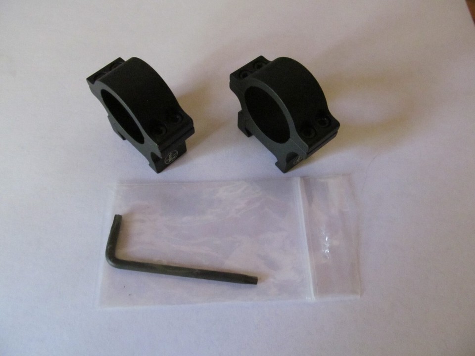 Leupold Open Range Cross-Slot Rings, 1-inch, Low, Matte Black, 180943 ...