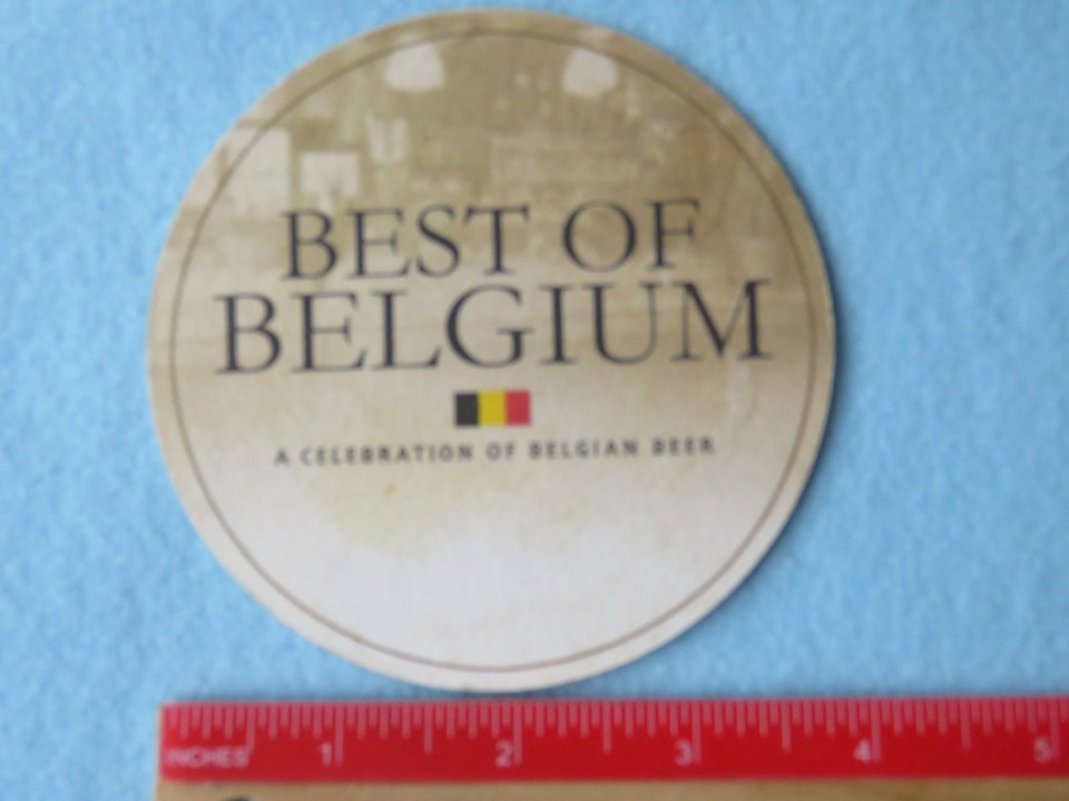 Belgian Beer Brewery Coaster ~ Best of Belgium: Hoegaarden, Stella ...