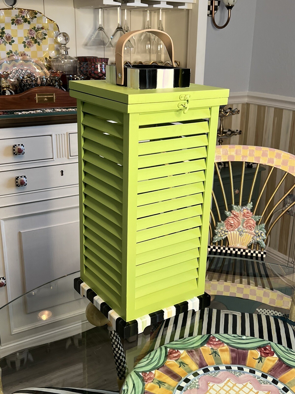 Mackenzie Childs Large Shutter Lantern | eBay