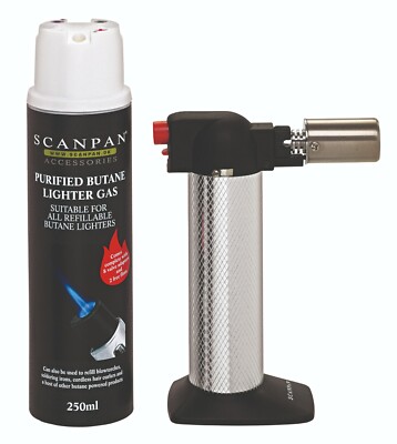 New Scanpan Classic Chef's Torch with Butane Gas 250ml Kitchen Free ...