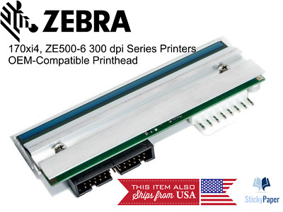 Zebra 170Xi4/ZE500-6 300 dpi Printhead (P1004237) USA Stocked & Shipped ...