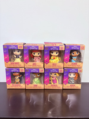 Funko Minis Disney Princess Complete Set Of 8 | eBay