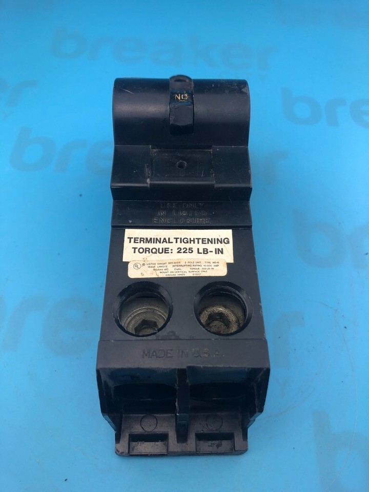 Murray Crouse-Hinds 200 Amp 2 Pole Type MD-A Circuit Breaker MD2200 ...