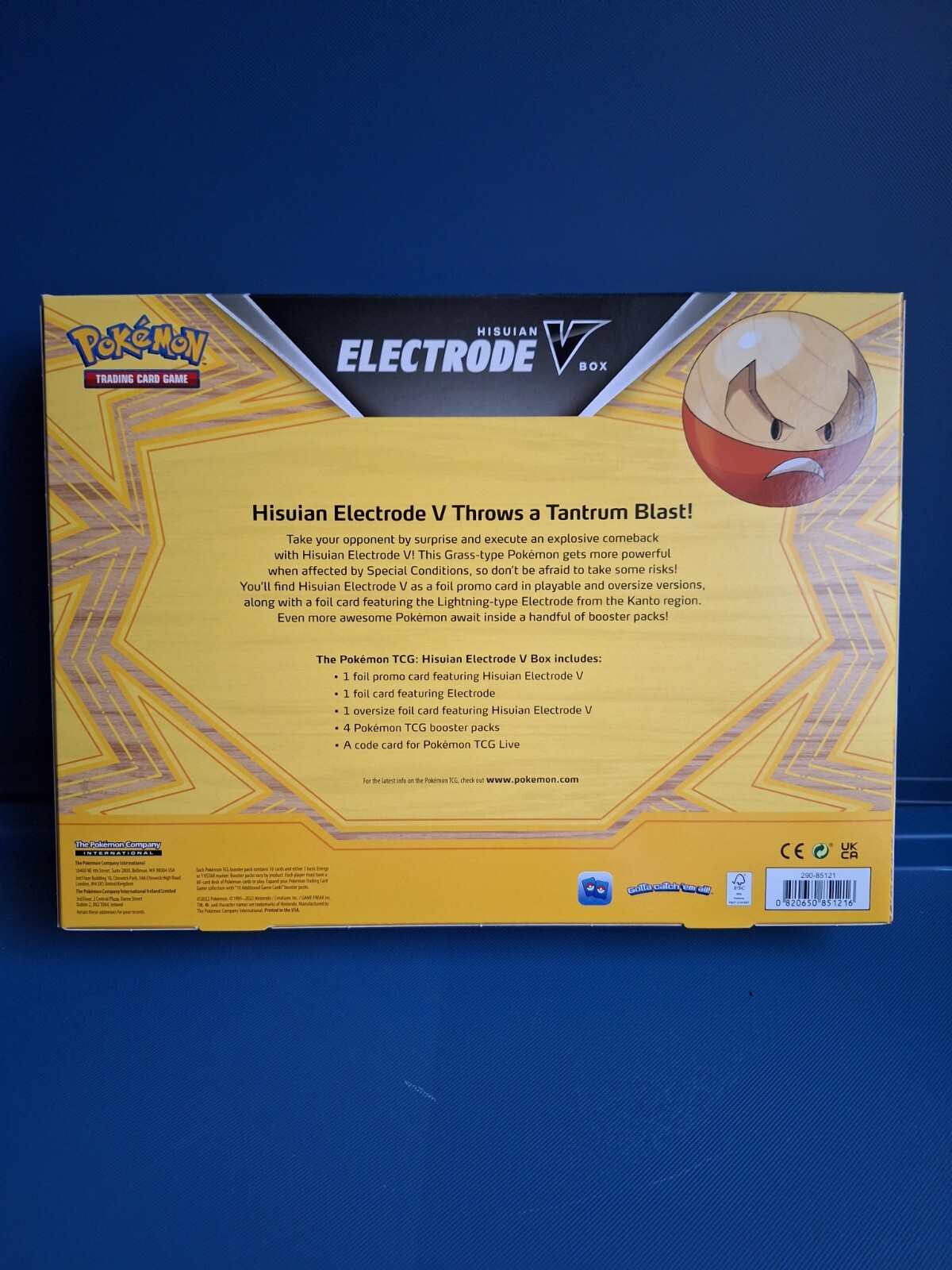 Pokémon TCG Hisuian Electrode V Box - 4 Packs for sale online | eBay