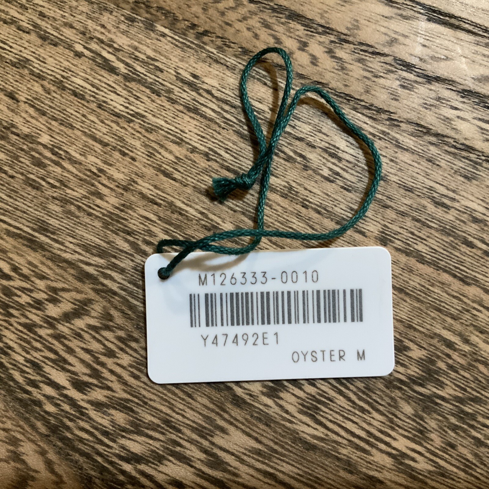 ROLEX DATEJUST 41 126333 WHITE SERIAL HANG TAG - Gem