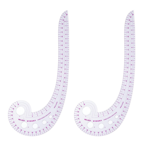 UTENEW French Curve Ruler Sewing, Comma Shaped 42Cm Drawing Template ...