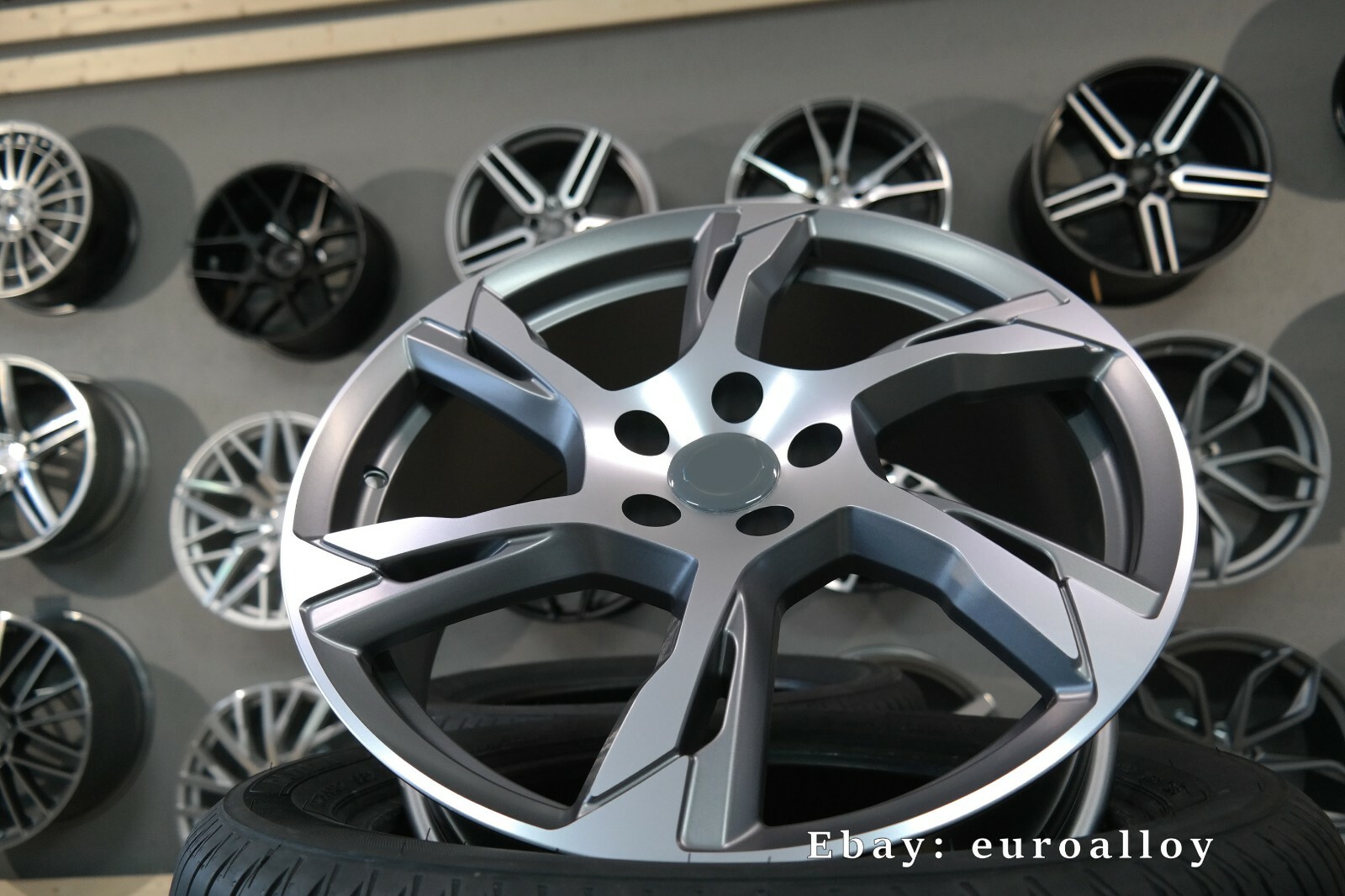 4x 20 inch 5x108 Alloy Wheels Fits Volvo XC60 XC90 S60 S90 Grey Car ...